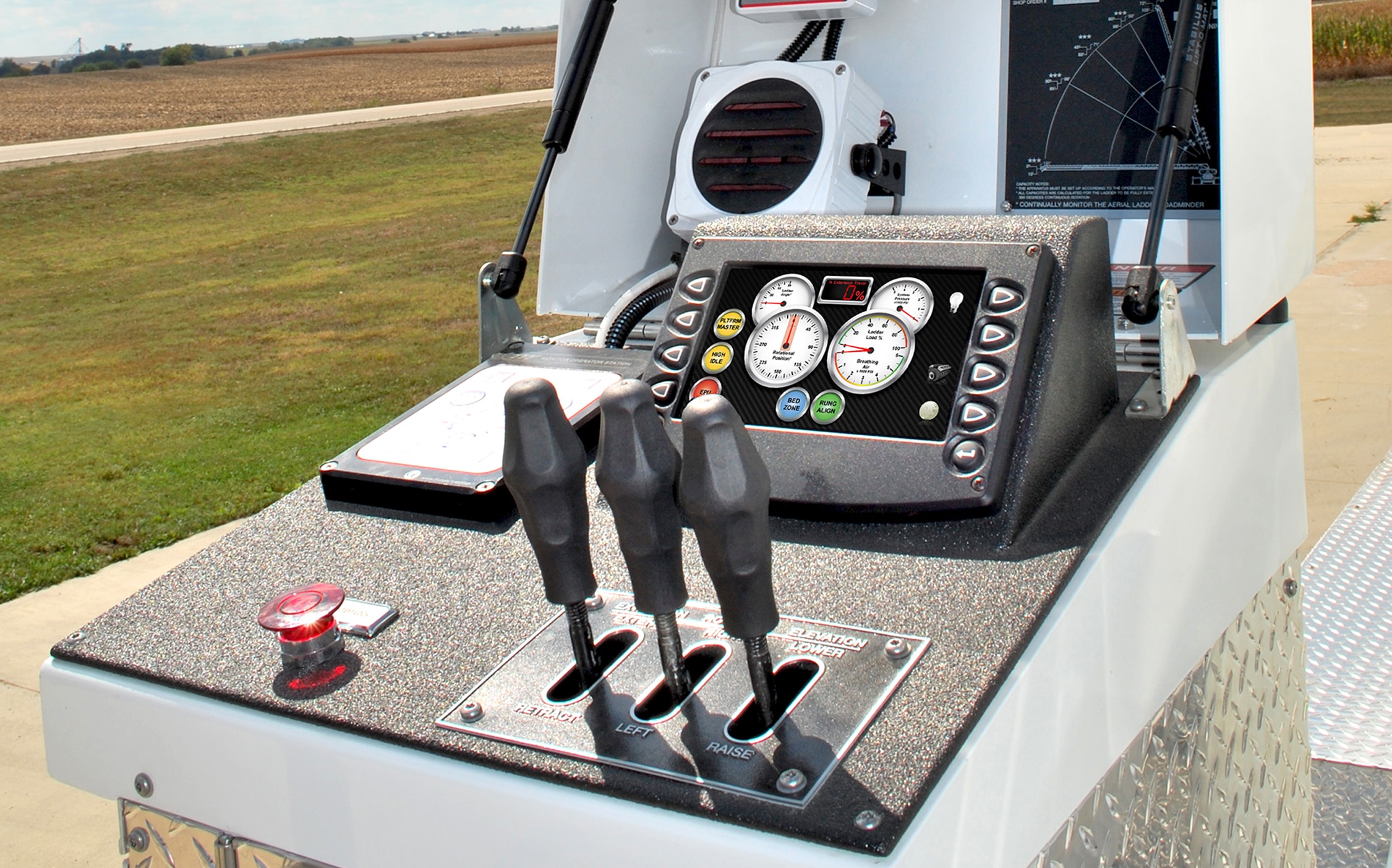 75 Rear Mount Ladder Spartan Fire Apparatus - DPC Emergency